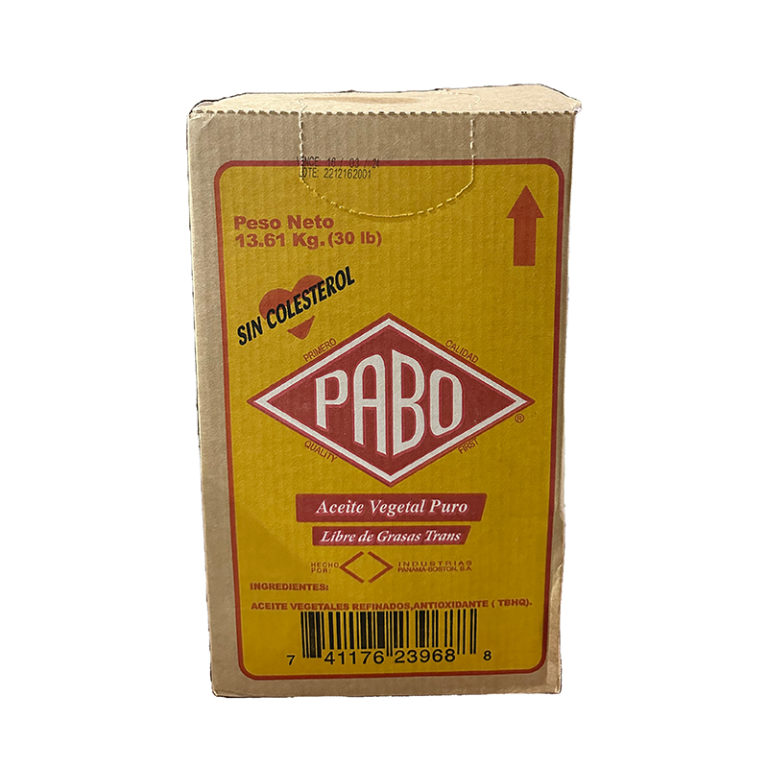 ACEITE PABO MEZCLA SOYA Y PALMA 13.61kg – La Casa del Jamón
